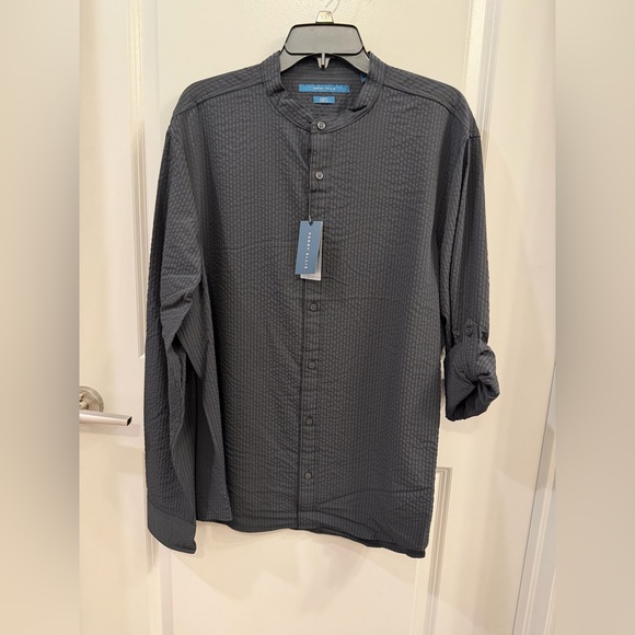 Perry Ellis | Shirts | Perry Ellis Super Slim Stretch Banded Longsleeve ...